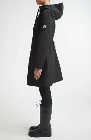 Moncler Laerte Long Parka - Black