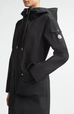 Moncler Laerte Long Parka - Black