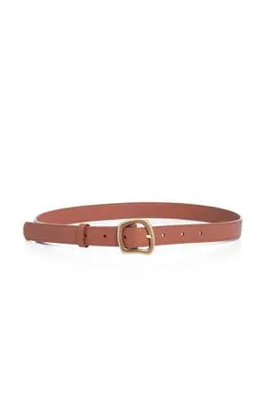 Gabriela Hearst Small Simone Leather Belt - Cognac