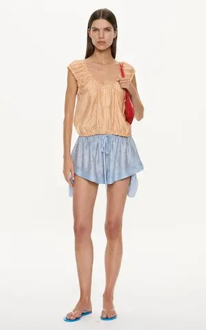 Christopher Esber Light Leak Jacquard Zip Up Top