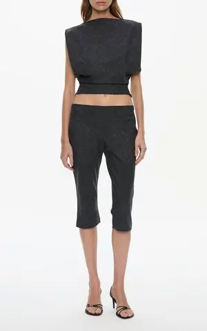 Christopher Esber Banyan Capri Wool Trousers