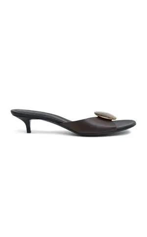 Christopher Esber Aura Quartz Kitten Mule - Brown