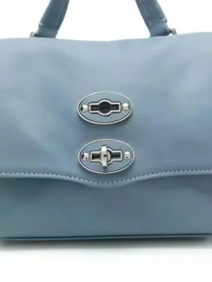 ZANELLATO Small Postina® Studded Tote Bag - Blue