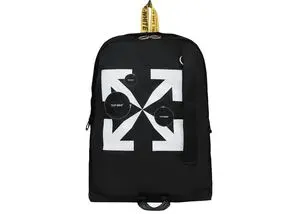Off-White Cut Here" Backpack - Black/white