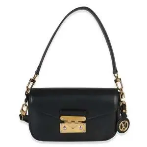 LOUIS VUITTON Calfskin Monogram Swing Bag - Black