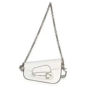 Gucci Calfskin Asymmetric Horsebit 1955 Shoulder Bag