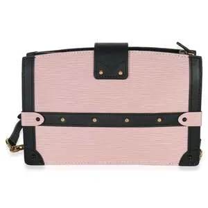 LOUIS VUITTON Rose Ballerine Epi Trunk Clutch - Pink
