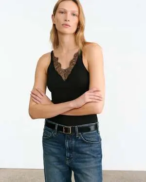 NILI LOTAN Aronia Silk Tank