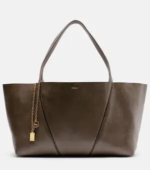 Chloé Spin Medium Tote Bag - Grey