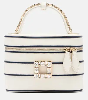 ROGER VIVIER Très Vivier Micro Vanity Bag - White