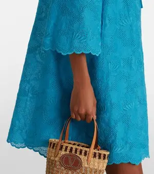 Valentino Garavani Broderie Anglaise Cotton Kaftan
