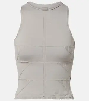 Rick Owens Temple Virgin Wool Tank Top