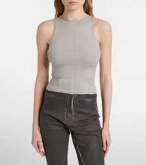 Rick Owens Temple Virgin Wool Tank Top