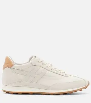 Hogan Athletic Suede And Leather Sneakers