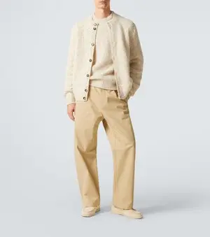 Loro Piana Wool, Cashmere, Linen, And Silk Sweater
