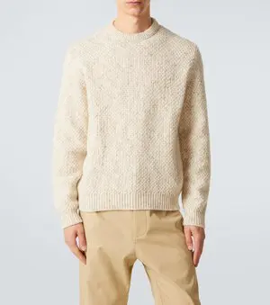 Loro Piana Wool, Cashmere, Linen, And Silk Sweater
