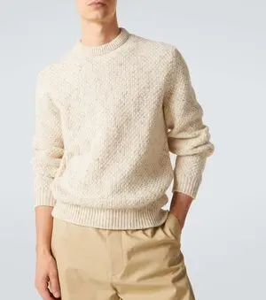 Loro Piana Wool, Cashmere, Linen, And Silk Sweater