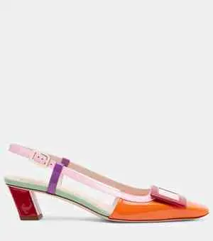 ROGER VIVIER Belle Vivier Slingback Pumps - Multicoloured