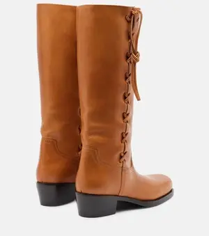 Paris Texas Roxanne Leather Knee-high Boots - Brown