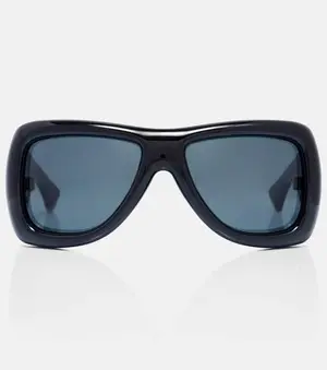 Saint Laurent Sl 902 Howl Oversized Sunglasses - Black