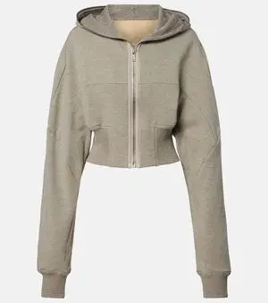 Women's Cropped Zip Up Hoodie Sweatshirts Hoodies