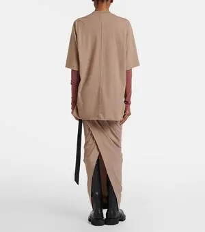 Rick Owens Cotton Jersey Maxi Skirt