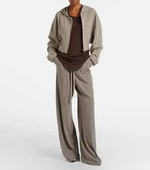 Rick Owens Cotton-blend Jersey Sweatpants