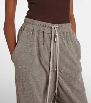 Rick Owens Cotton-blend Jersey Sweatpants