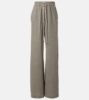 Rick Owens Cotton-blend Jersey Sweatpants - Grey