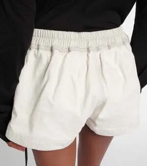 Rick Owens Cotton Jersey Shorts - Grey