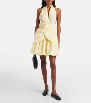 PATOU Halterneck Minidress