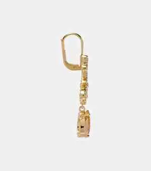 VIVIENNE WESTWOOD Olympia Embellished Drop Earrings - Gold