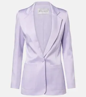 Nina Ricci Crepe Satin Blazer
