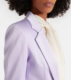 Nina Ricci Crepe Satin Blazer