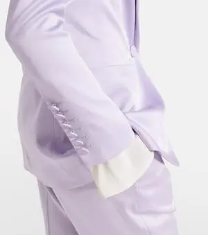 Nina Ricci Crepe Satin Blazer