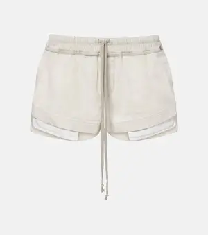 Rick Owens Cotton Jersey Shorts