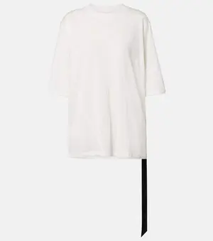 Rick Owens Oversized Cotton Jersey T-shirt With Attached Belt