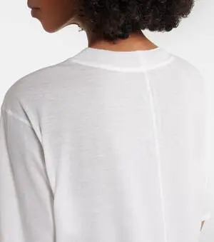 Rick Owens Oversized Cotton Jersey T-shirt With Attached Belt