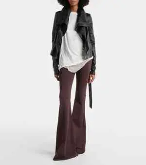 Rick Owens Oversized Cotton Jersey T-shirt With Attached Belt