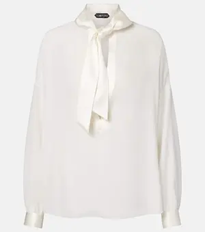 Tom Ford Tie Neck Blouses