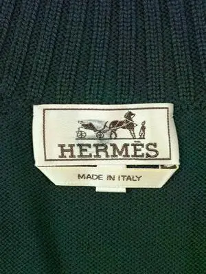 Hermès 2010s H-pattern Colour-block Jacket