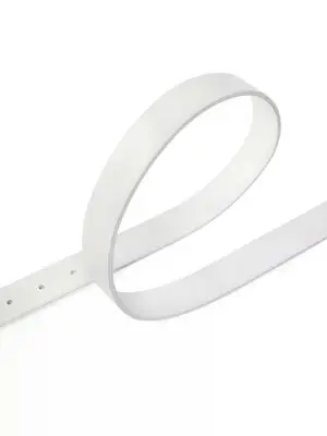 Pinko Embellished Buckle Belt - White