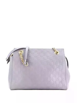 Gucci Soft Signature Sissima Leather Medium Tote Bag