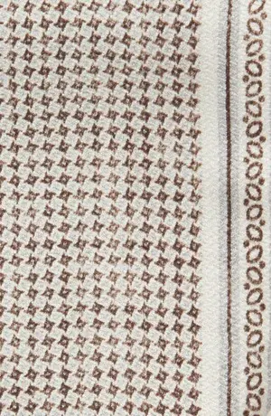 JACK VICTOR Cypress Silk Pocket Square - Grey