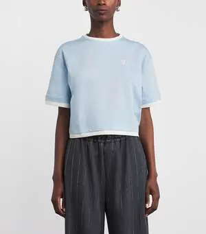Maje Cotton Logo T-shirt