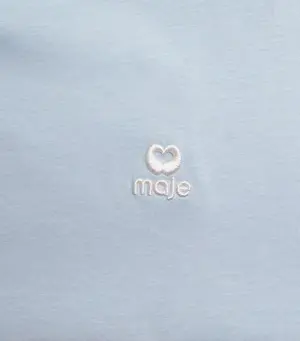 Maje Cotton Logo T-shirt