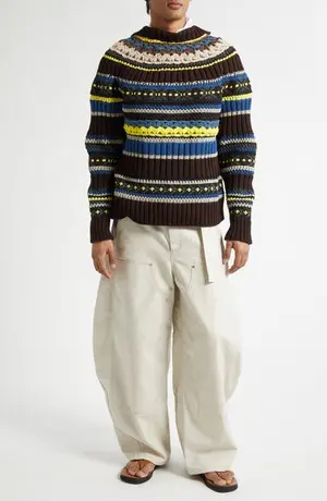 Sacai Mix Knit Cardigan