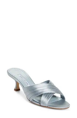 Manolo Blahnik Vieramul Slide Sandal