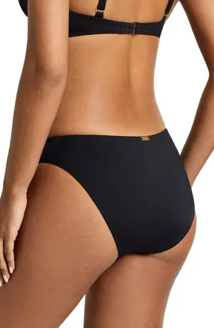 Ralph Lauren Curved Waist Bikini Bottom - Black