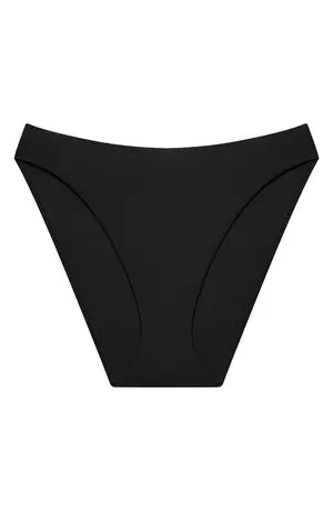 Ralph Lauren Curved Waist Bikini Bottom - Black